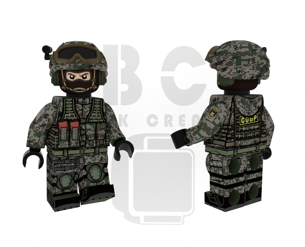 Brick Creator | Russian SOBR Lynx Operators – War Brick Headquarter