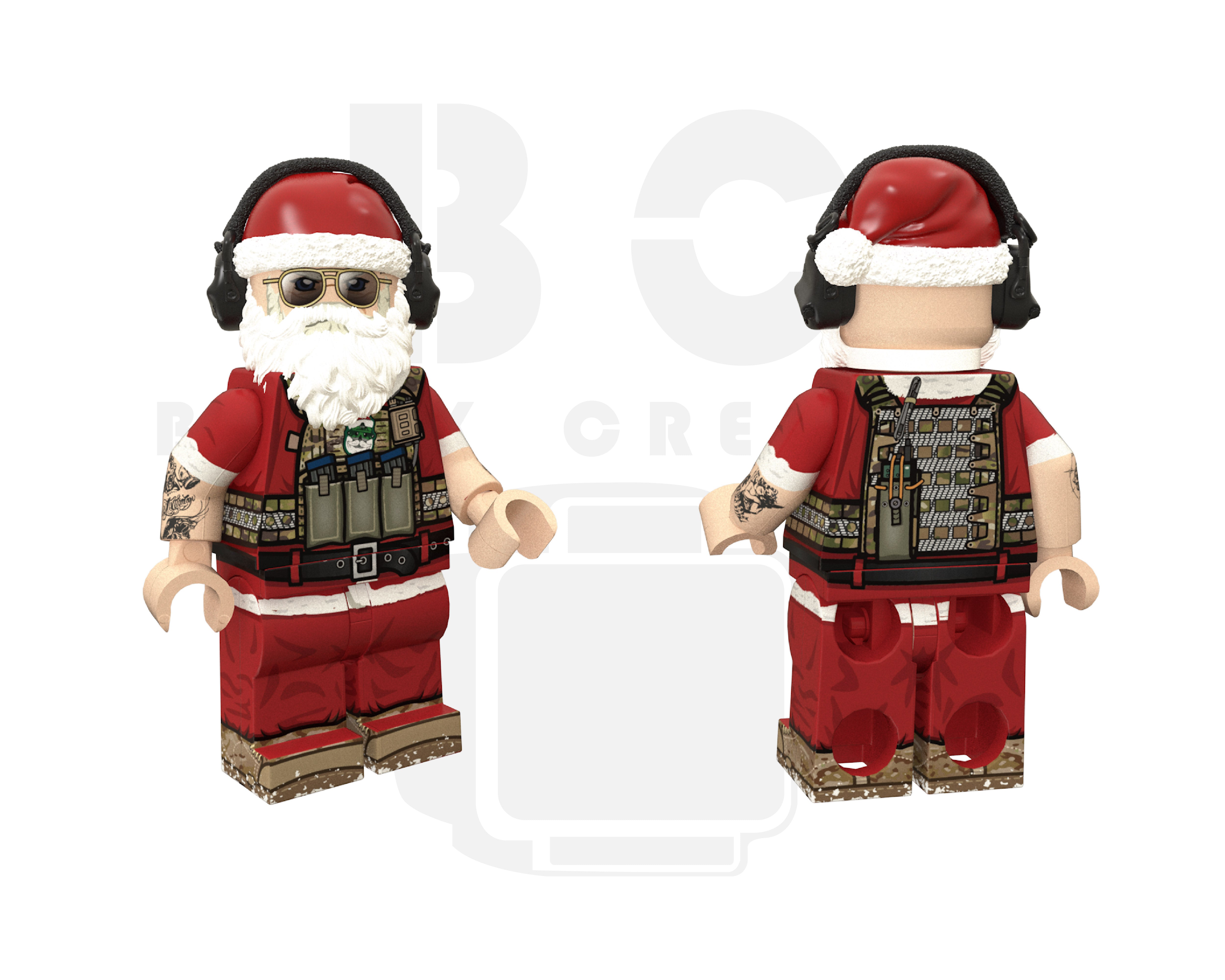 BrickCreator | Tactical Santa 24’ [Limited] – War Brick Headquarter