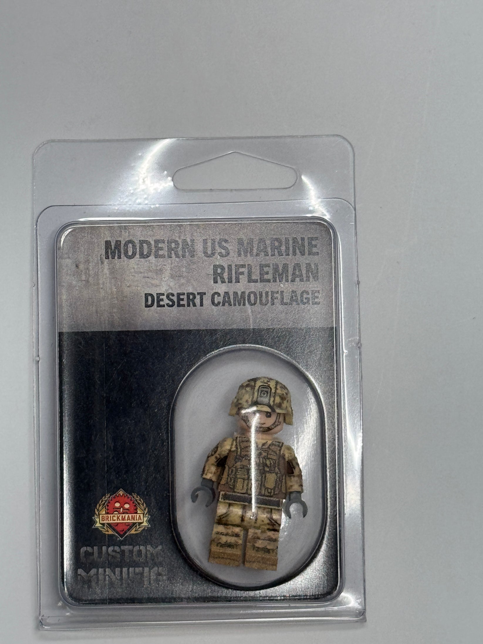 Brickmania | Modern US Marine Rifleman ( Desert Camoflage) – War Brick ...