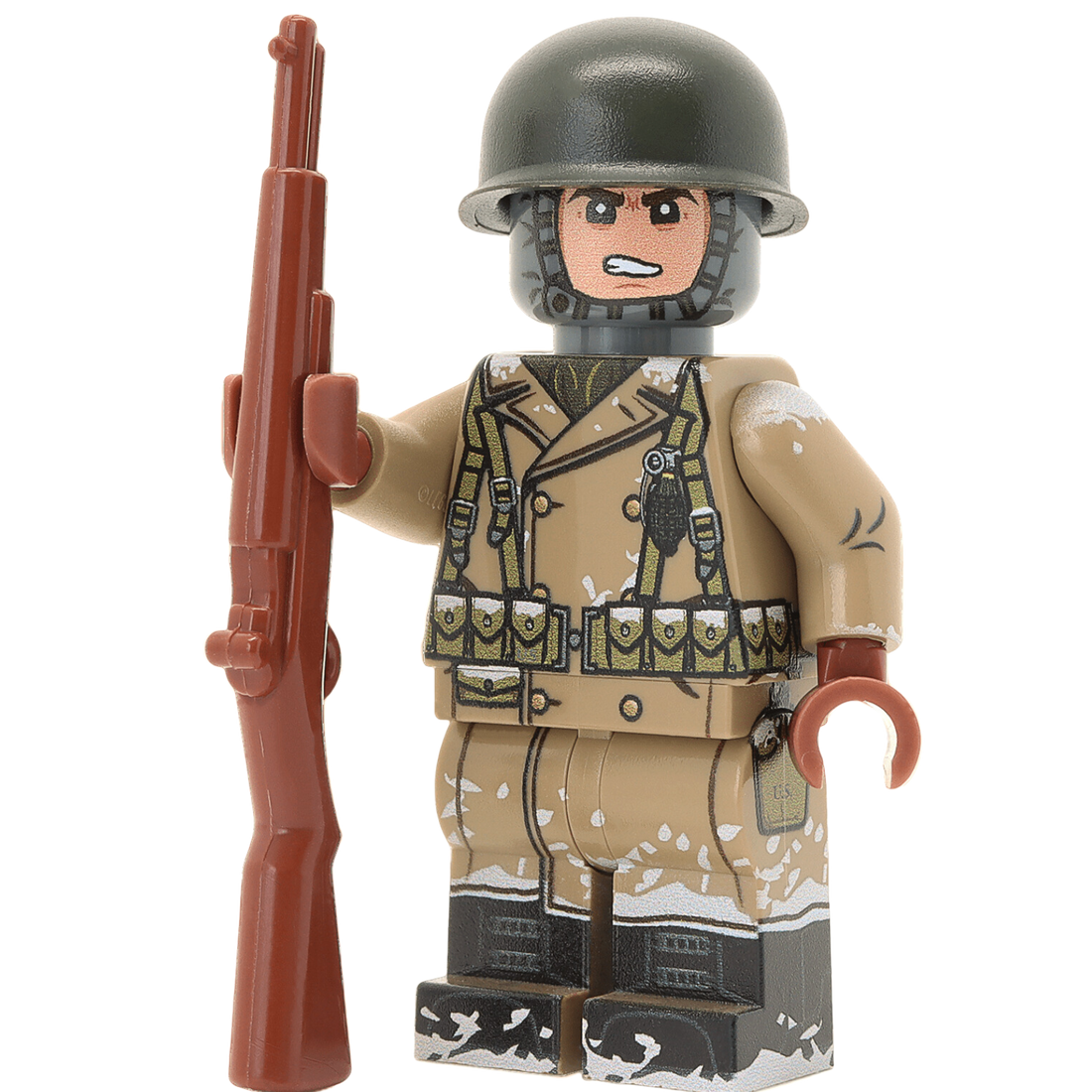 United Bricks | WW2 U.S. Army Rifleman (Winter) – War Brick Headquarter