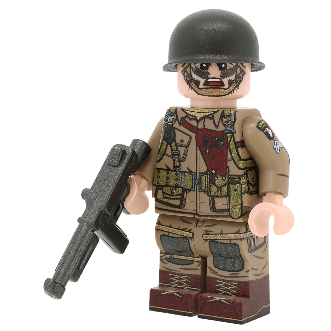United Bricks | WW2 U.S. Paratrooper Sergeant – War Brick Headquarter