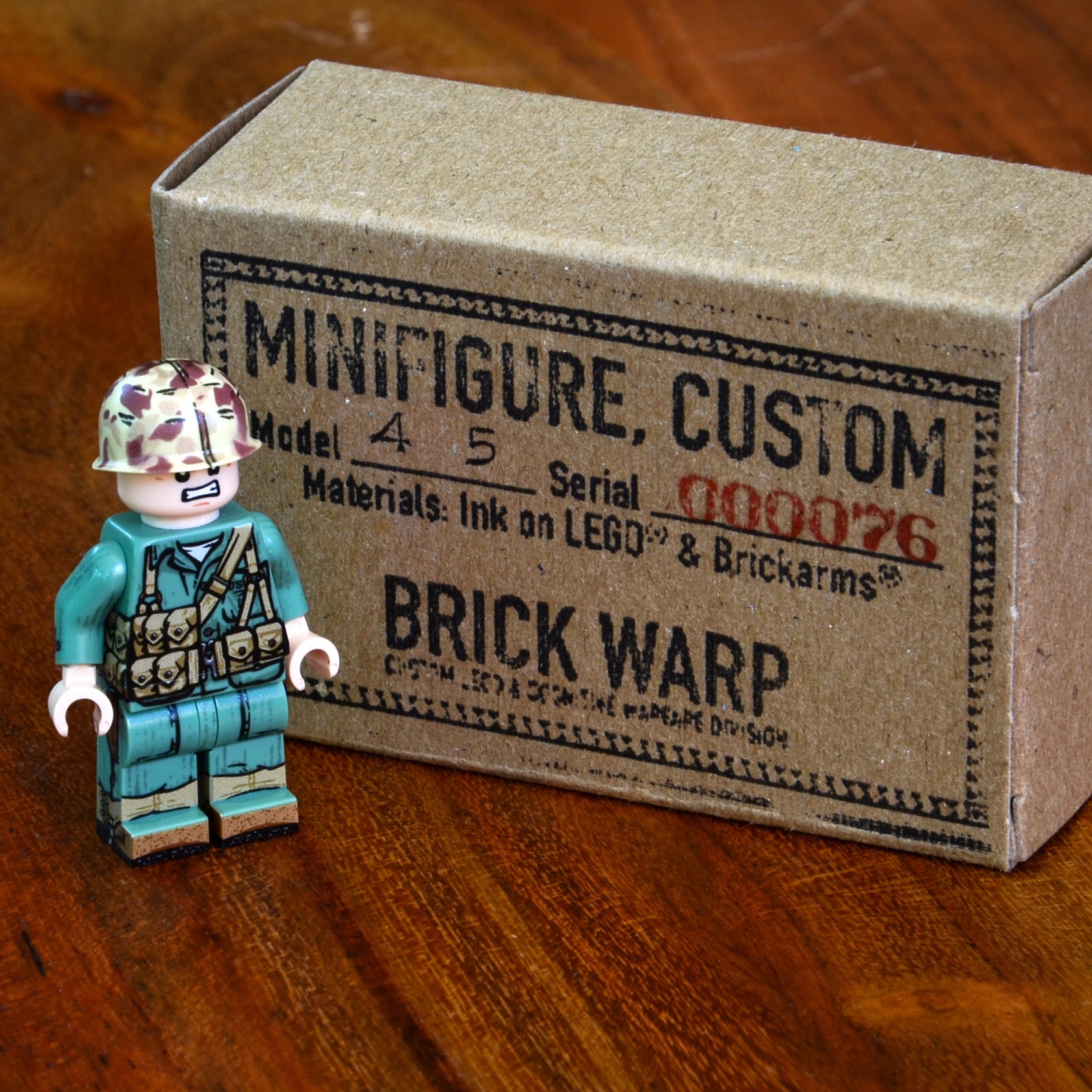 Brick Warp | WWII US MARINE SHOTGUNNER (No.45) – War Brick Headquarter